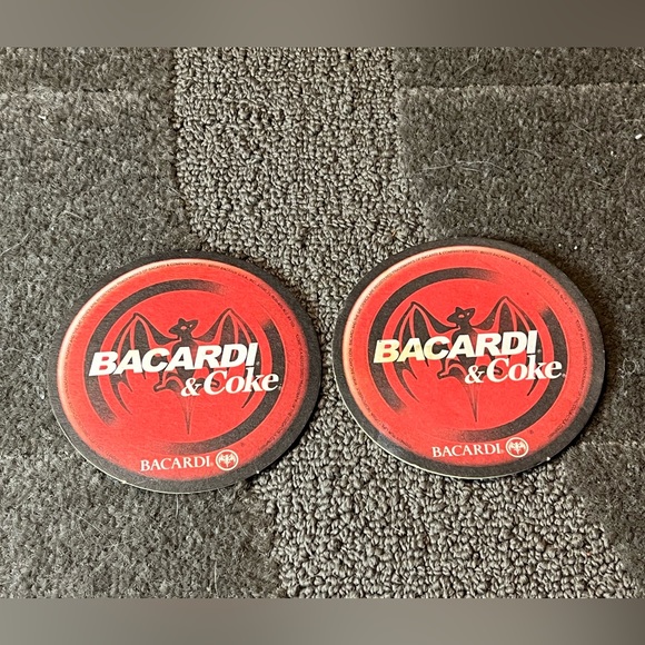 Bacardi | Dining | 6 For Bacardi Coke Jack Coke Cardboard Cardstock ...